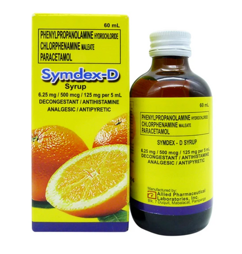 Phenyl+Para+Cpm Syrup 60ML Symdex-D | Alphaline Health Ser
