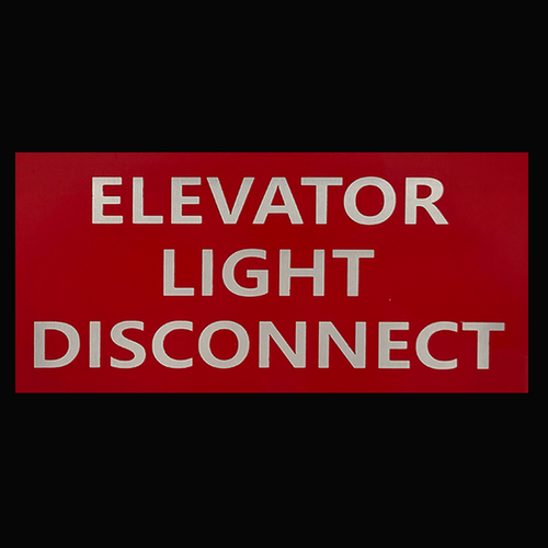Elevator Light Disconnect | Tag-Crafters