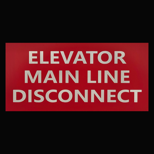 Elevator Main Line Disconnect | Tag-Crafters
