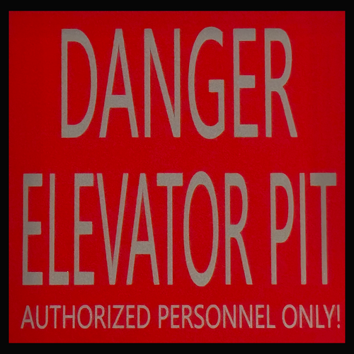 Danger Elevator Pit | Tag-Crafters