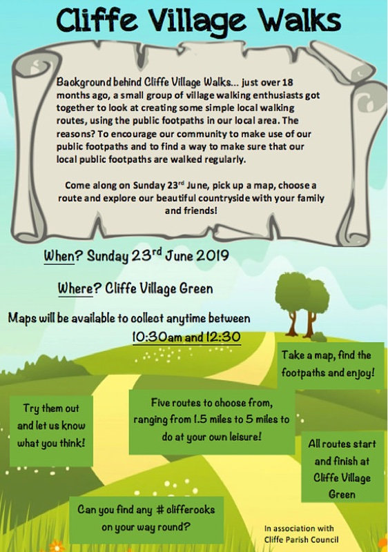 The launch of Cliffe Village Walks!