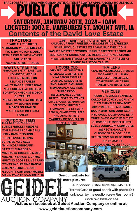 Home | Geidel Auction Compa