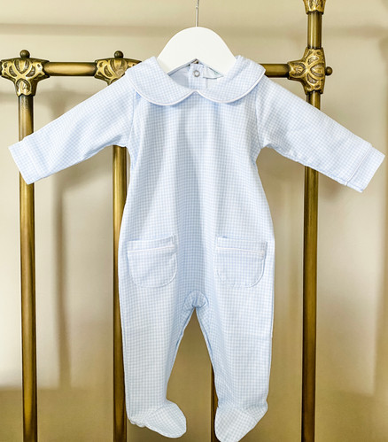 Blue Classic Babygrow | rafaandreenie