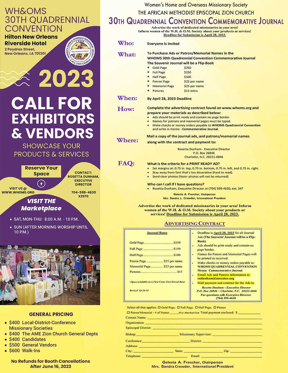 The WH OMS 30th Quadrennial Convention 2023 Call For Exhibitors And the-wh-oms-30th-quadrennial-convention-2023-call-for-exhibitors-and