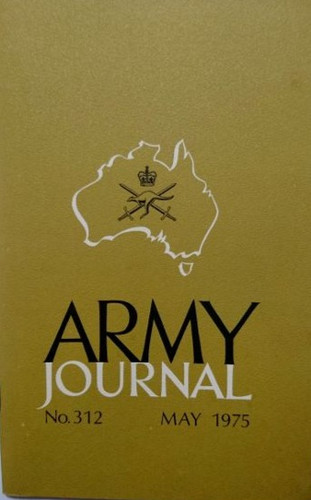 Australian Army Journal #312 May (1975) | Tally Ho Chap