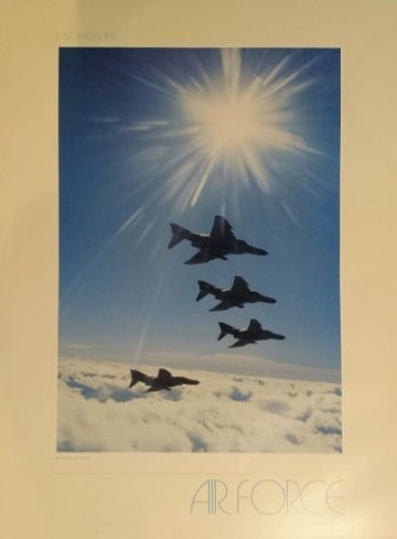 The U.S. Air Force Lithograph Series Print of F-4E By Ken Hackman ...