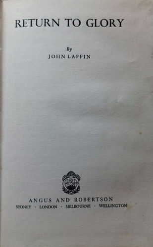 Return To Glory (1956) By John Laffin | Tally Ho Chap