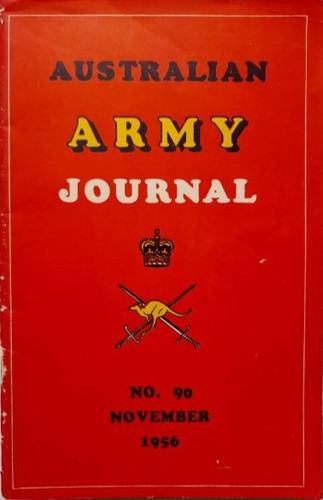 Australian Army Journal #90 November (1956) | Tally Ho Chap