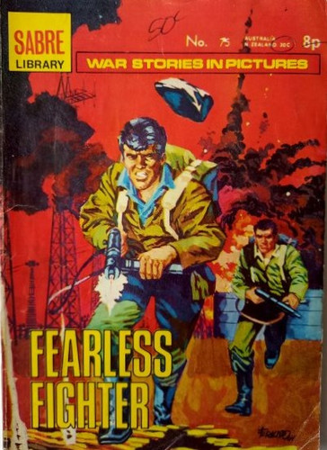 Sabre Library #75 'Fearless Fighter' (1971) | Tally Ho Chap