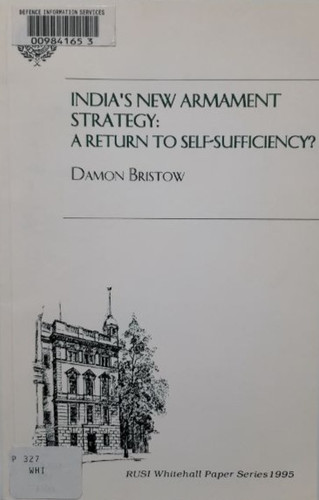 RUSI Whitehall Papers #31 'India's New Armament Strategy (1995) | Tally ...