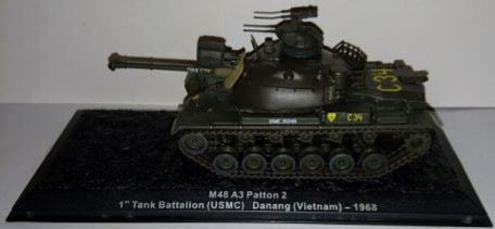 10. M48A3 Patton 2. 1st Tank Battalion (USMC). Danang (Vietnam) - 1968 ...
