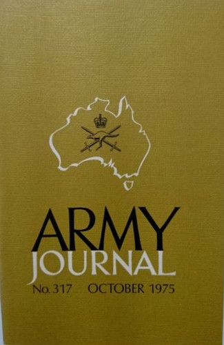 Australian Army Journal #317 October (1975) | Tally Ho Chap