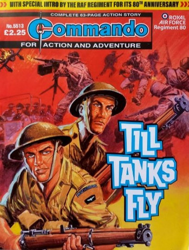 Commando Comic #5513 'Till Tanks Fly' + Promo Poster Card (2022 ...