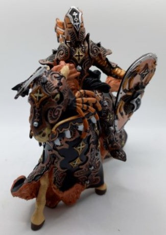 PAPO 38984 Dark Spider Warrior Knight with Horse | Tally Ho Chap