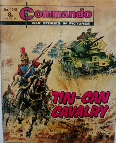 Commando Comic #1160: 'Tin-Can Cavalry' | Tally Ho Chap