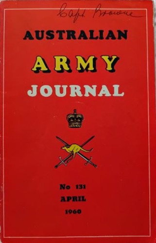 Australian Army Journal #131 April (1960) | Tally Ho Chap