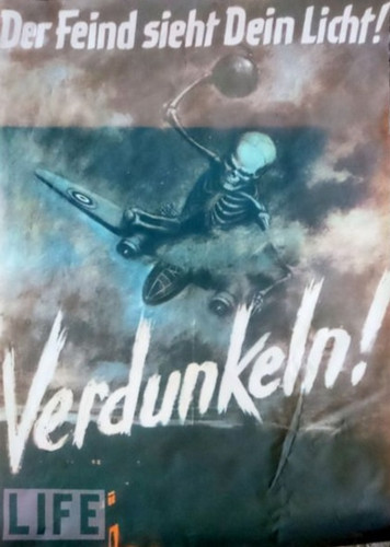 Large Reproduction WWII German Propaganda Poster | Tally Ho Chap