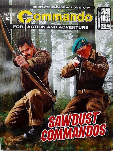 Commando Comic #4913 'Sawdust Commandos' (2016) | Tally Ho Chap