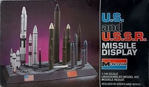 Monogram Models U.S. and U.S.S.R. Missile Display Kit (1:144 Scale ...