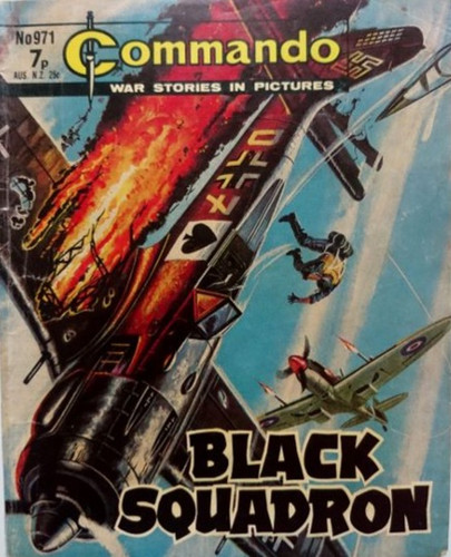 Commando Comic #971: 'Black Squadron' (1975) | Tally Ho Chap