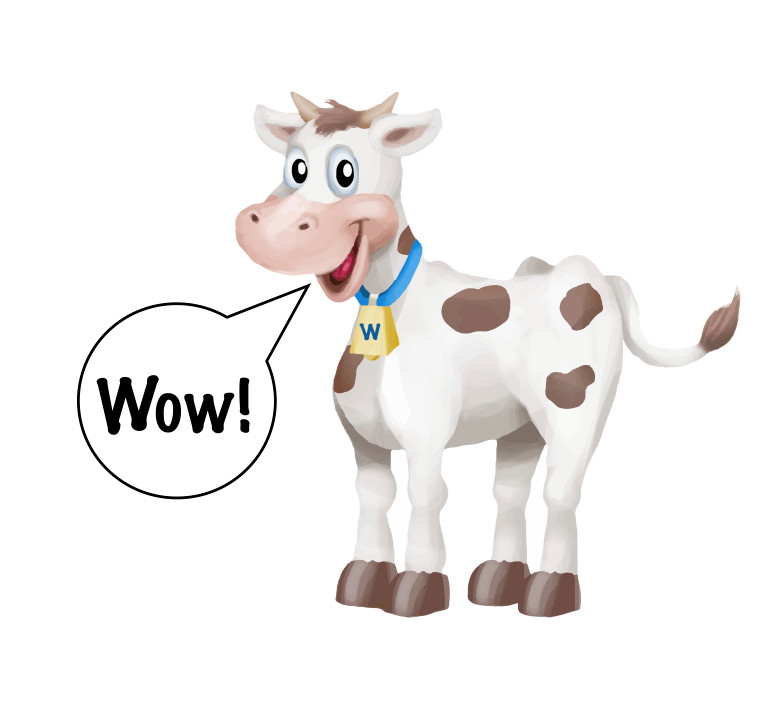 The Wow Cow | Wow Cow Book Farm Animals Reading Toddlers | The Wow Co