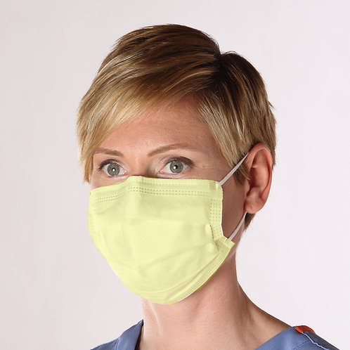 Isolation Mask - Yellow Earloop - Case of 500 | ProGear Products