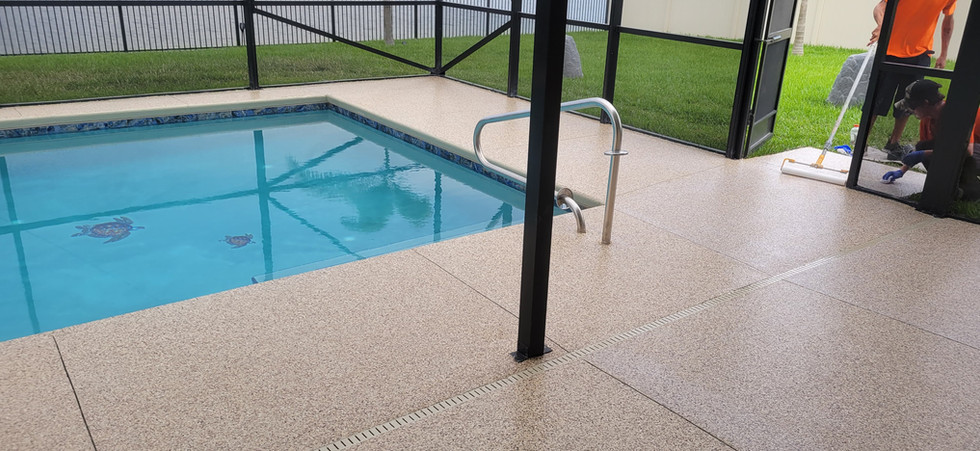 Pool Deck Epoxy Coatings | Tru-Grit Coatings Epoxy Flooring LLC