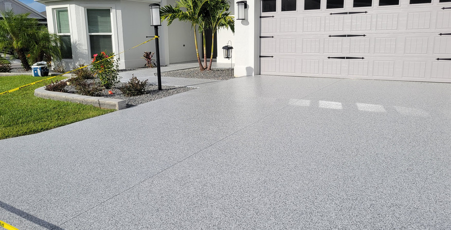 Epoxy Driveway Coatings System | Tru-Grit Coatings Epoxy Flooring LLC