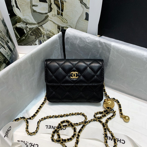 Chanel Two-way Shoulder Bag Black Mini | Glam Bags