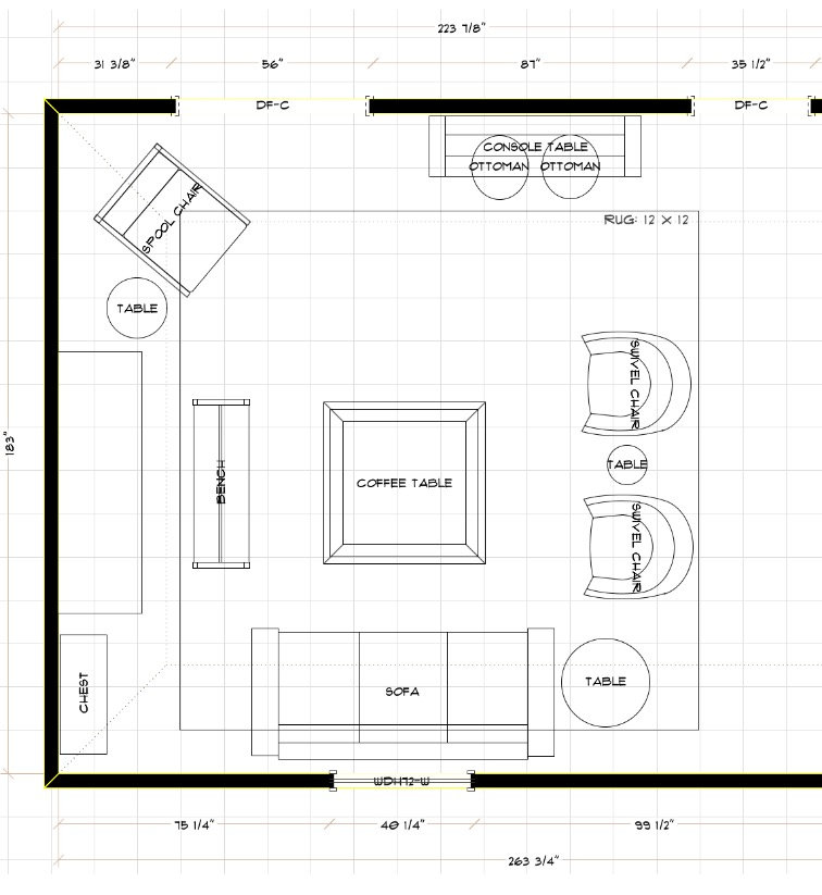 Create a harmonious yet dynamic room.