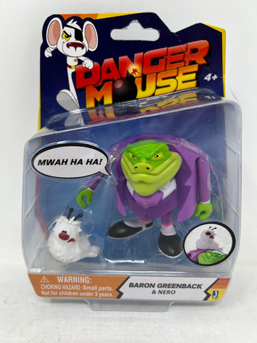 Danger Mouse Baron Greenback & Nero 4” Figure | 1313Mockingbirdlane