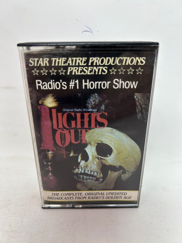 Lights Out Radio Horror Show Boris Karloff Cassette | 1313Mockingbirdlane