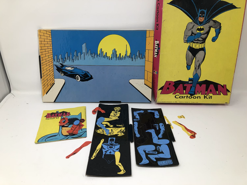 Batman Cartoon Kit Colorforms DC 1966 | 1313Mockingbirdlane