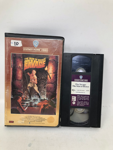 The Man of Bronze Doc Savage VHS Clamshell | 1313Mockingbirdlane