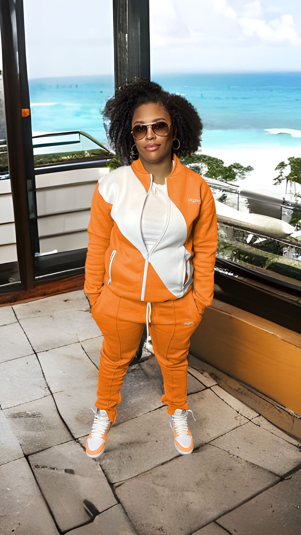 Cuzzo® Statesman Tracksuit (Orange Crush) | Cuzzo Clothing Co.