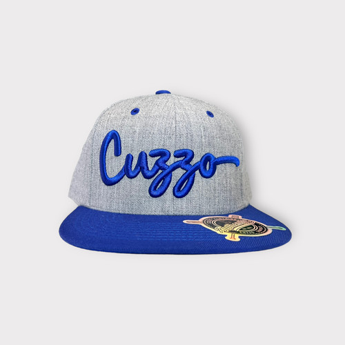 Cuzzo Lux Signature Snapback (Navy-Heather) | Cuzzo Clothing Co.