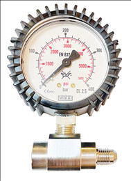Inline Optional Pressure Gauge for Decanting Hoses | The SCUBA Group