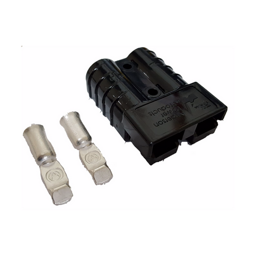 50A ANDERSON PLUG BLACK | TOTALLY 12 VOLT