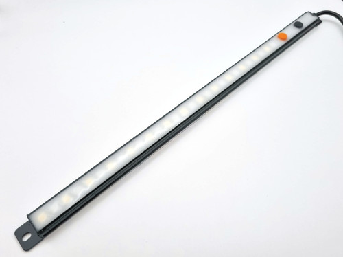 White/Amber Led Strip Light Black (330mm) | TOTALLY 12 VOLT