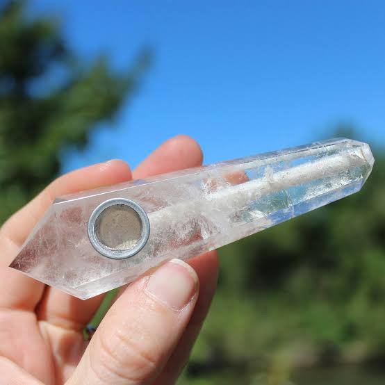 Art & Collectibles Collectibles Quartz Crystal Pipe Tobacciana etna.com.pe