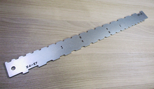 Dual Notched Straight Edge Guitar