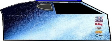 Dirt Modified Blue Spray | slotcarhotrod