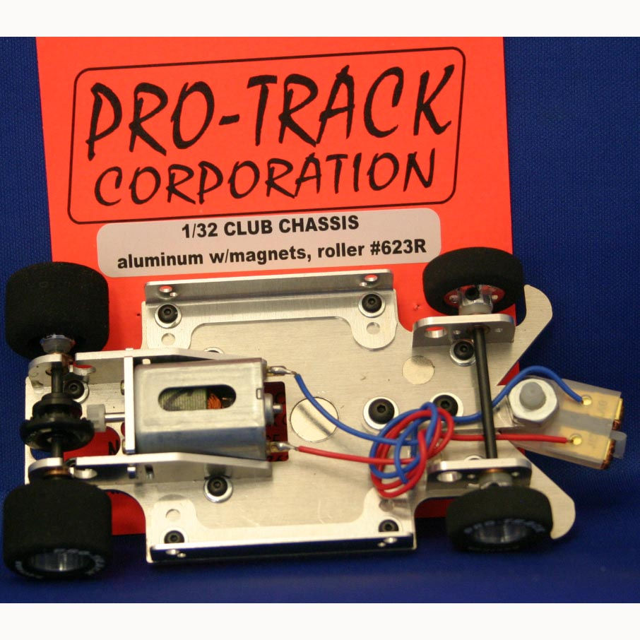 PROTRACK 1/32 CLUB CHASSIS ALUMINUM RTR - No Body | slotcarhotrod