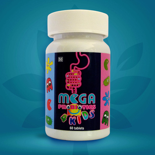 Mega Probiotics 4 Kids - 60 Tablets