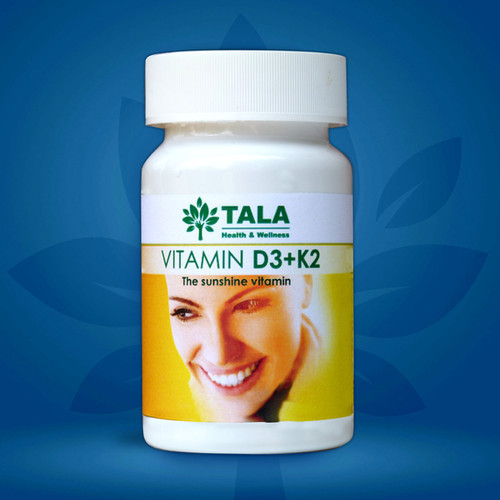 Tala Vitamin D3+K2 - 60 capsules | Castle walk Pharmacy