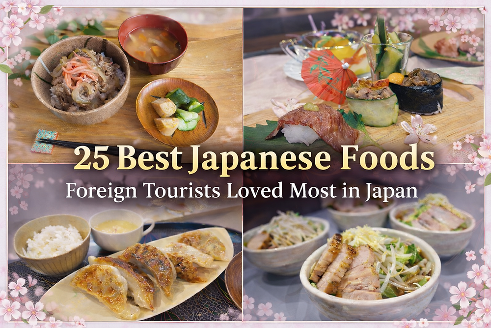 25 Best Japanese Foods Foreign Tourists Loved Most in Japan