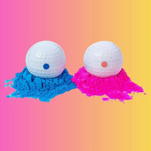 Gender reveal golf ball | Baby Boom Reveal