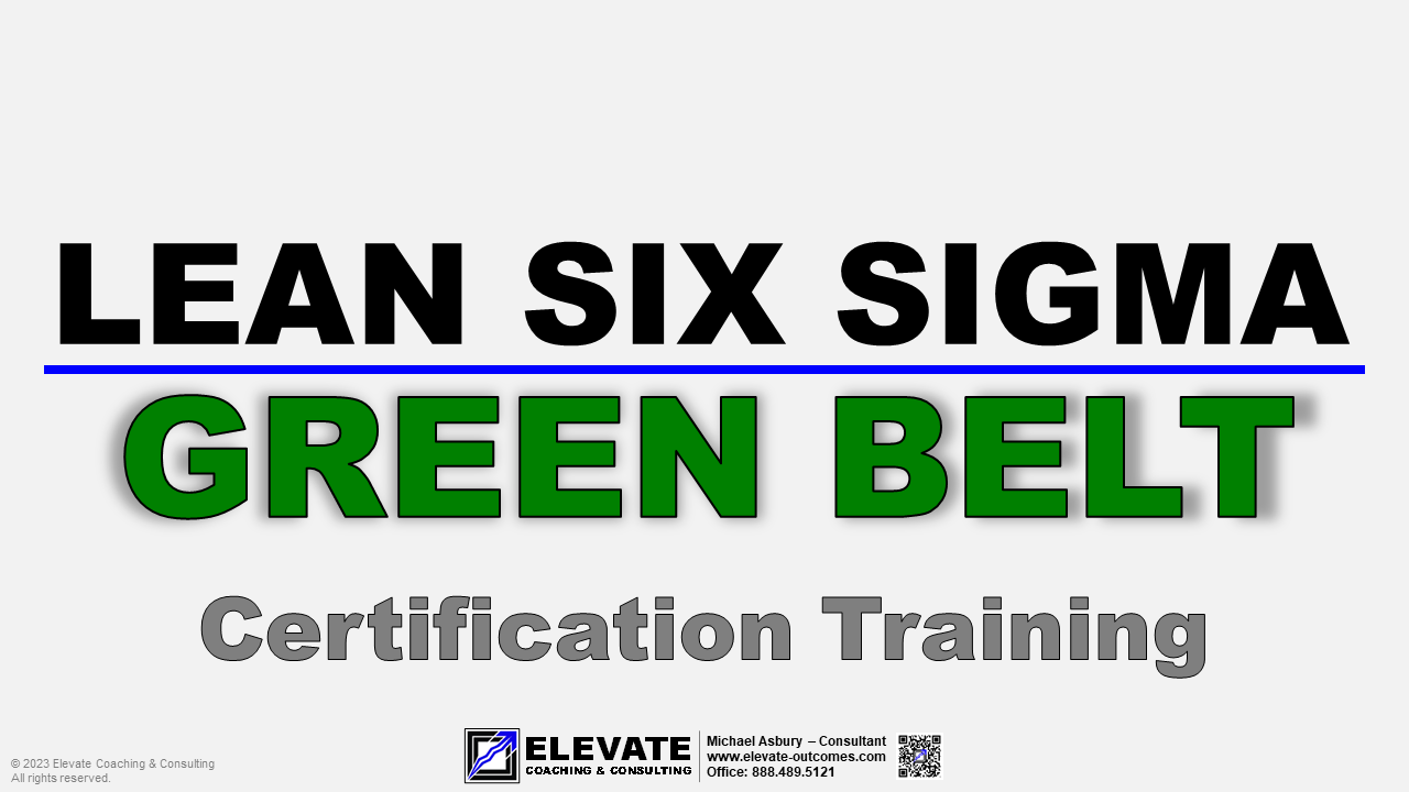 Certified Lean Six Sigma Green Belt