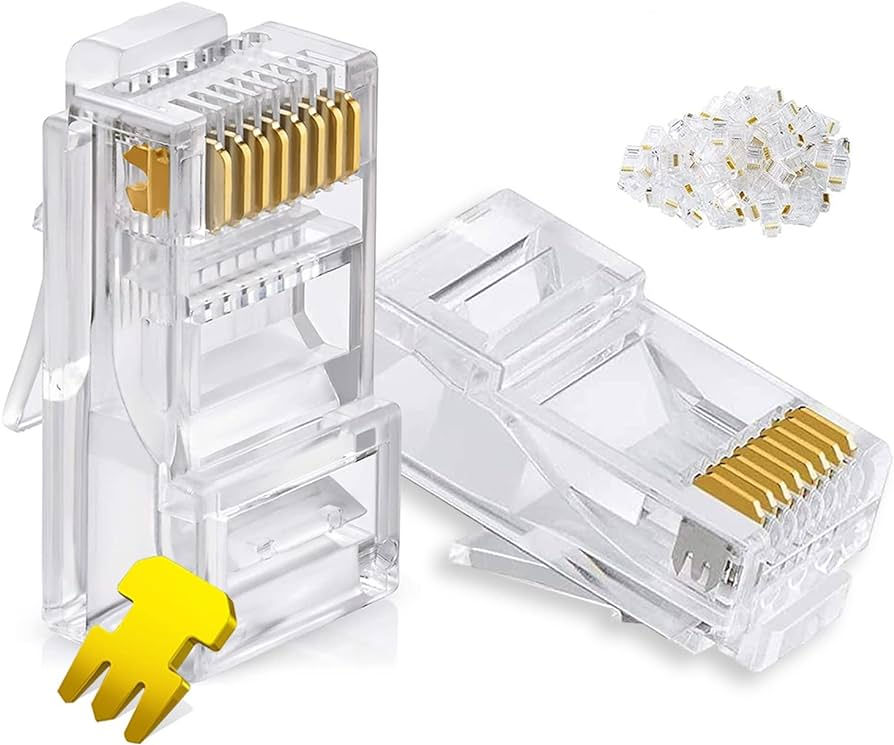 Ugreen Rj45 8p8c Lan Connector 50pc Crystal Recore Tech