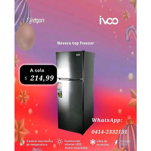 Nevera Top Freezer | Ivoo Venezuela